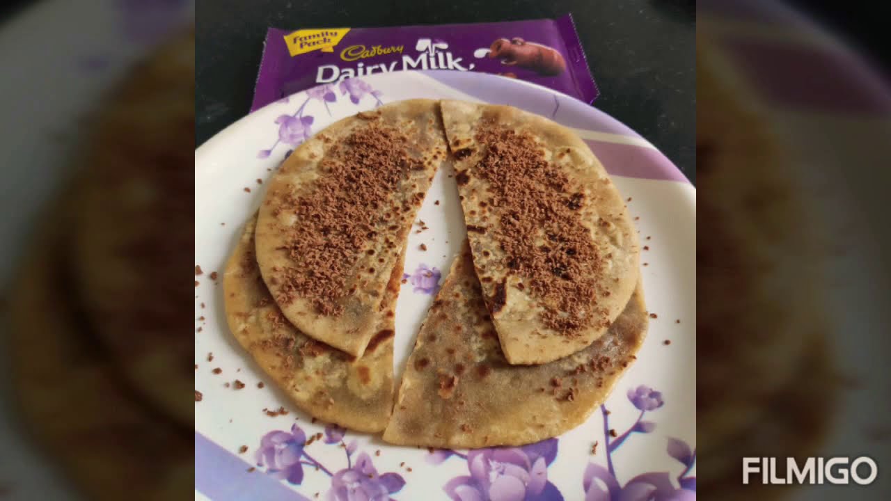 How to make "Chocolate stuffed Paratha" || breakfast recipe - YouTube