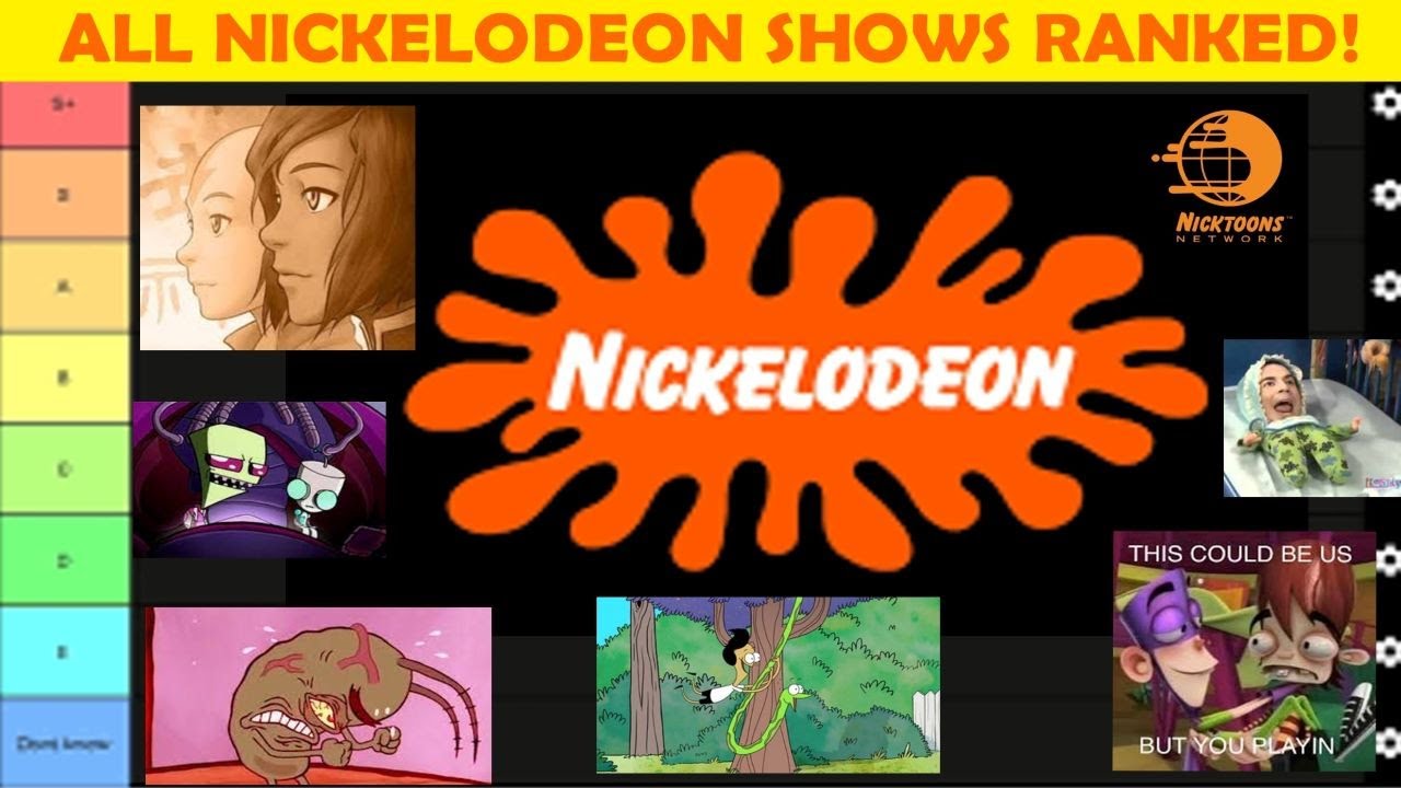 Nickelodeon TIERLIST S+ [FULL RANKING] - YouTube