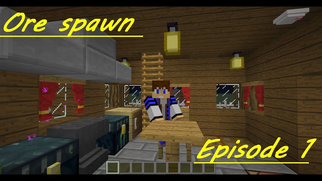 Minecraft | Ore spawn ep.1 - YouTube