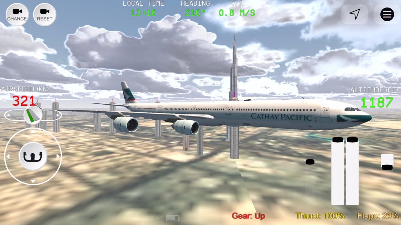 RC FS Advanced Real Flight Simulator GamePlay A346 CATHAY by ios ...