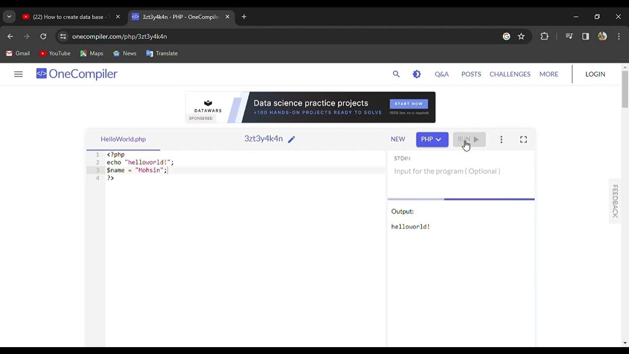 Basic Structures of PHP Language ||php|| - YouTube