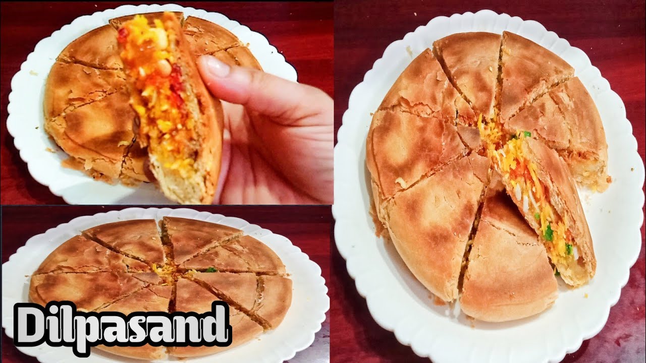 Dilpasand||Dilkush recipe||Bakery food||Without oven||#streetfood ...