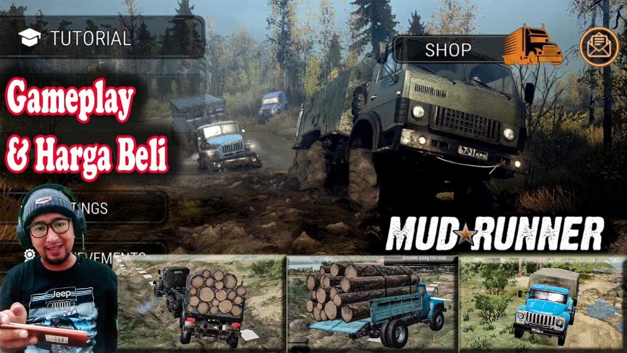 Mudrunner Gameplay & Pembelian - Game Offroad Android - YouTube