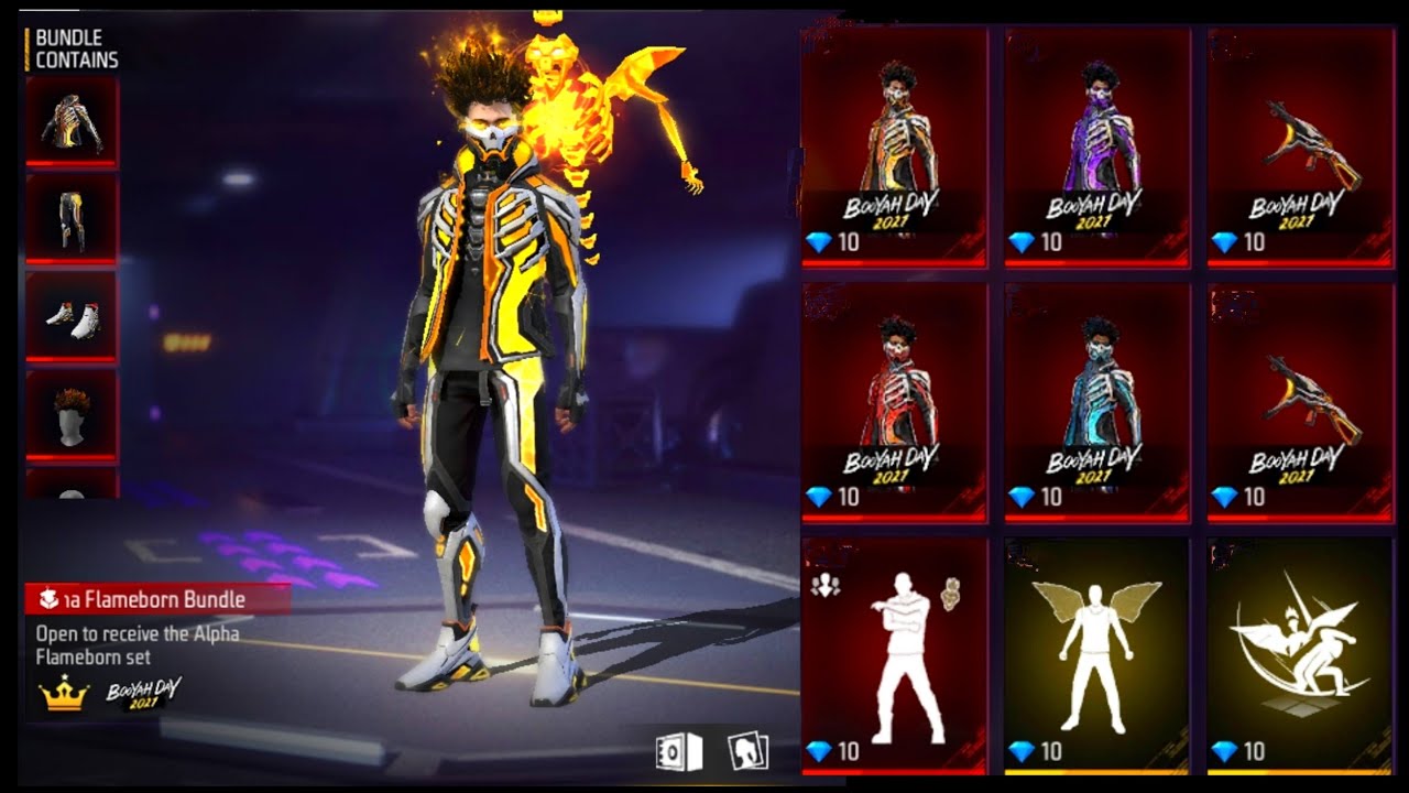 Booyah Day Legendary Bundle Relaunch - Garena Free Fire - YouTube