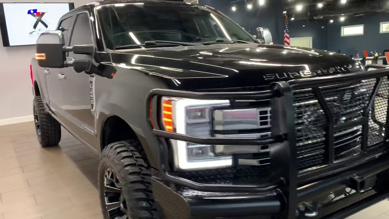 2017 Ford F-250 Platinum 4x4 Loaded Custom - YouTube