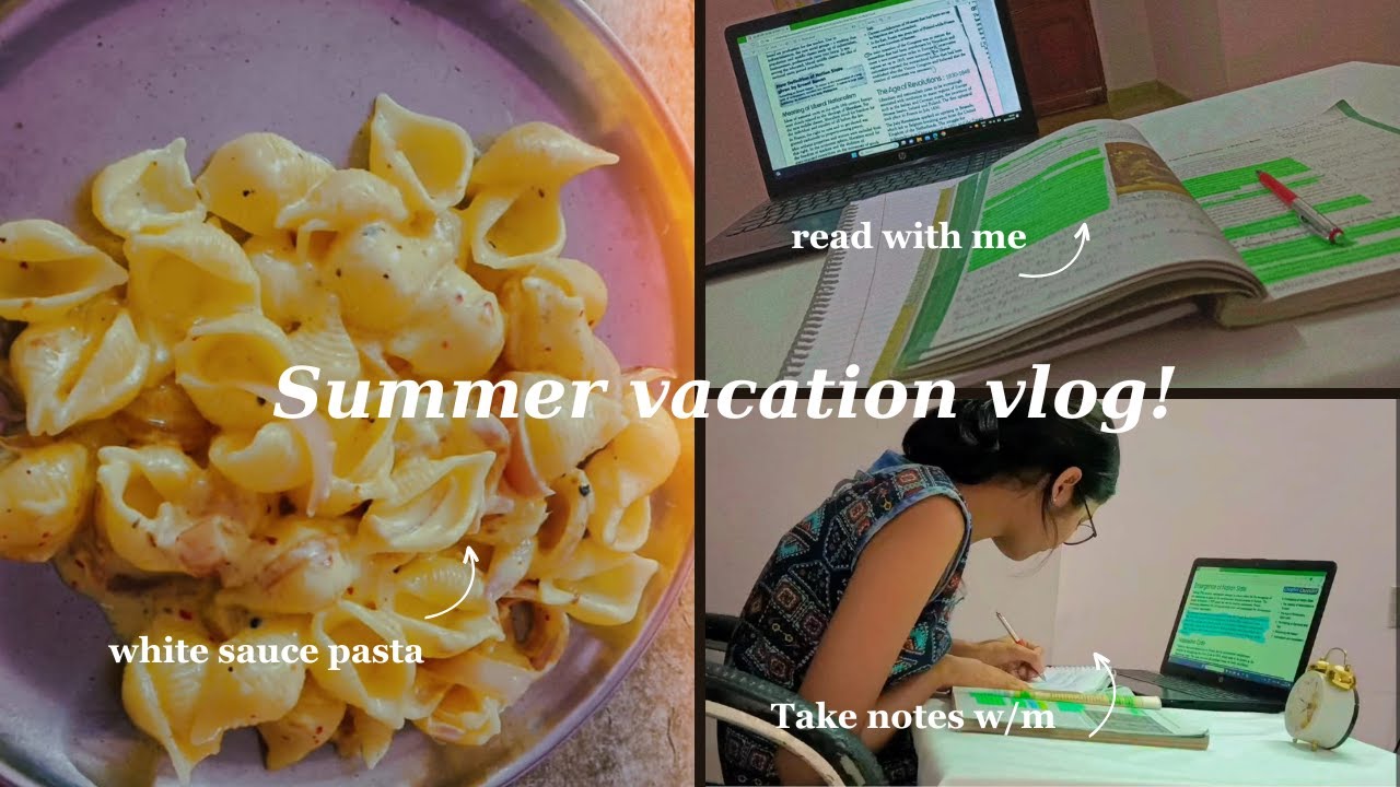 Productive Study vlog | 10th grader| summer vacation vlog | Ep-1 ...
