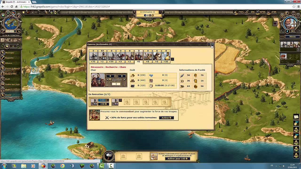 Grepolis #2 Comment avoir une bonne défense??? - YouTube