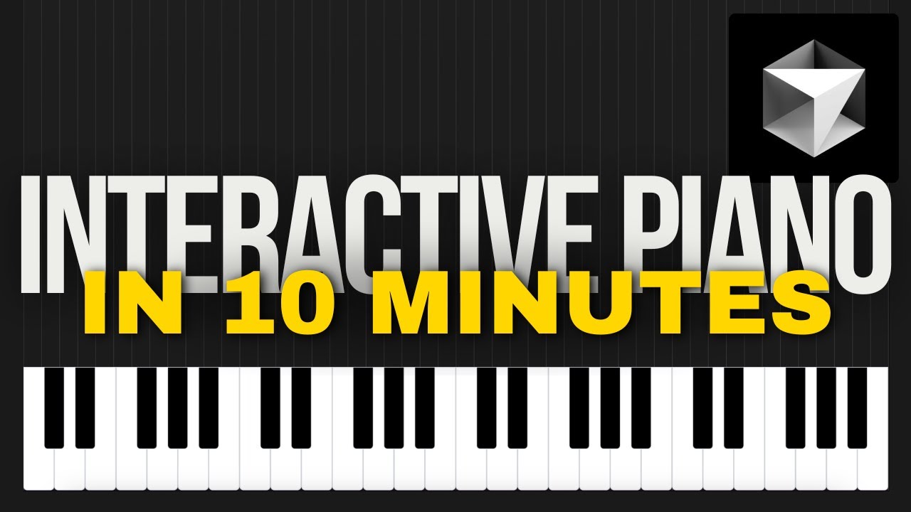 Interactive Piano in 10 mins - Cursor & v0 tutorial - YouTube