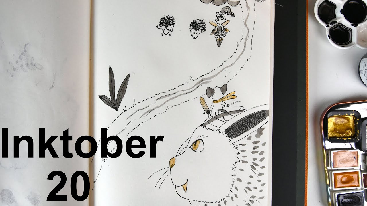 Inktober 20: Knight - YouTube