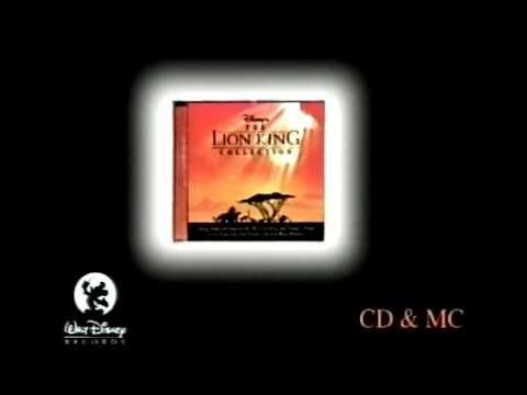 Lejonkungen CD Soundtrack VHS trailer