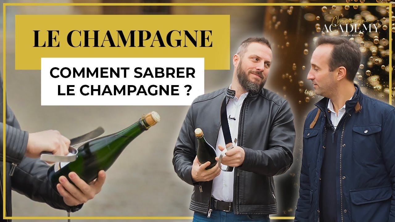 La bonne méthode pour sabrer un champagne - YouTube