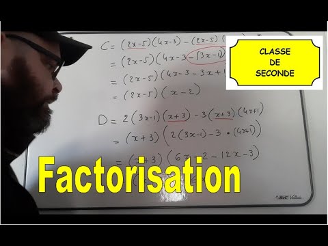Exercice corrigé - Factorisation - Classe de seconde - YouTube