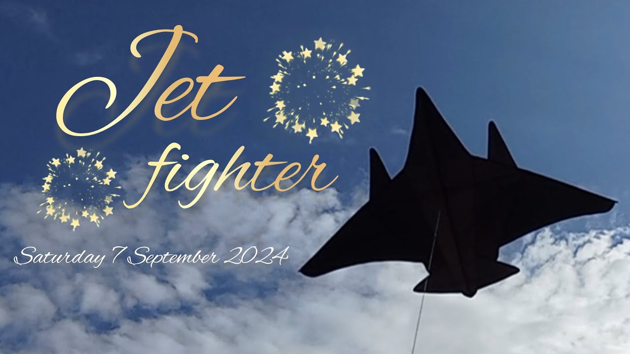 Jet Fighter kites (first time flying) - YouTube