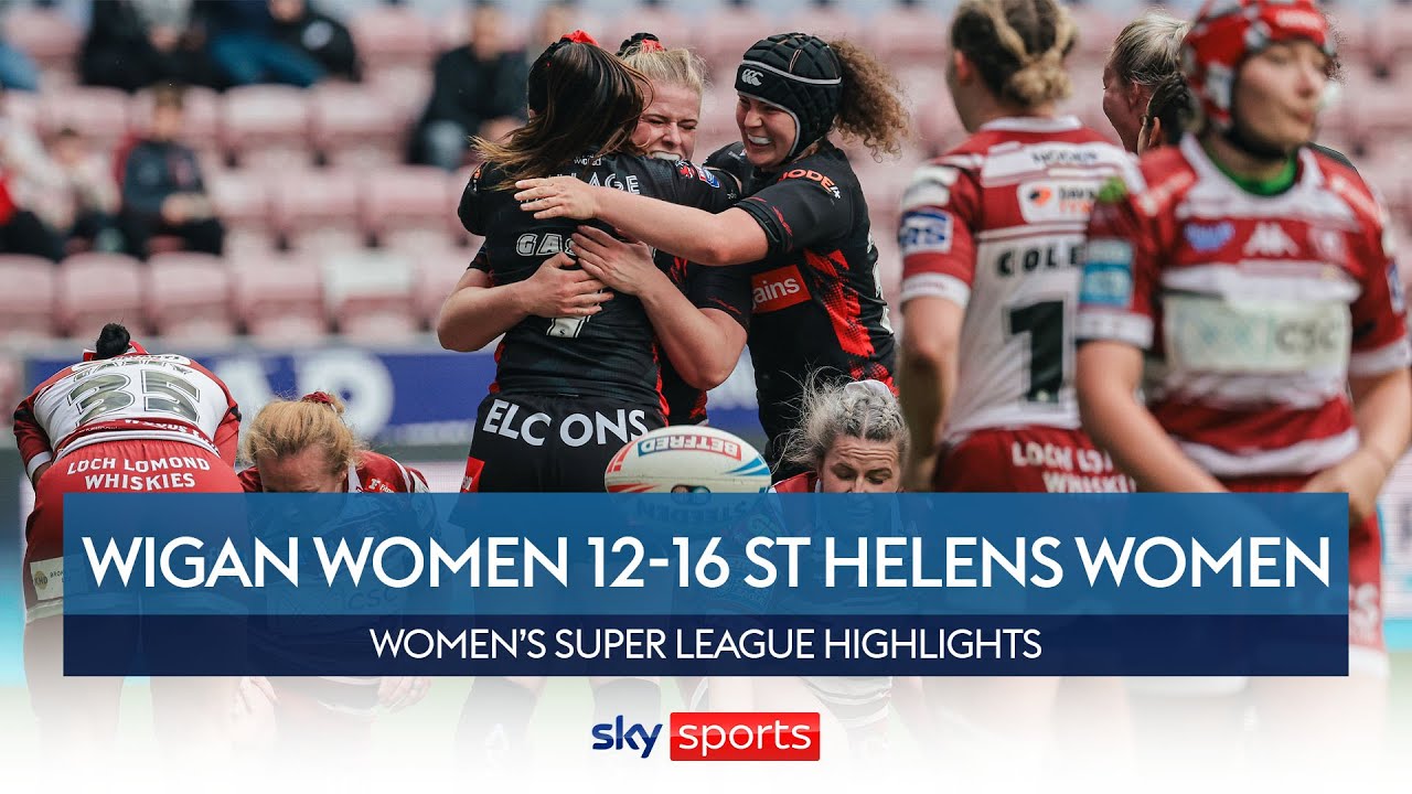 St Helens take narrow victory 🔥 | Wigan Women 12-16 St Helens Women ...