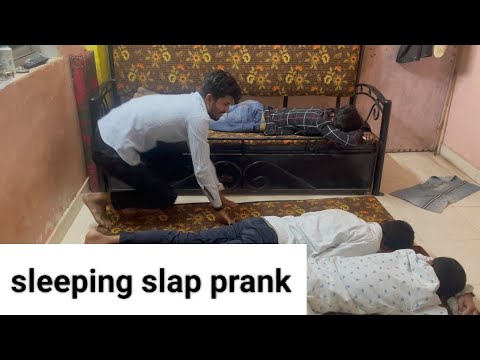 sleeping slap prank | - YouTube