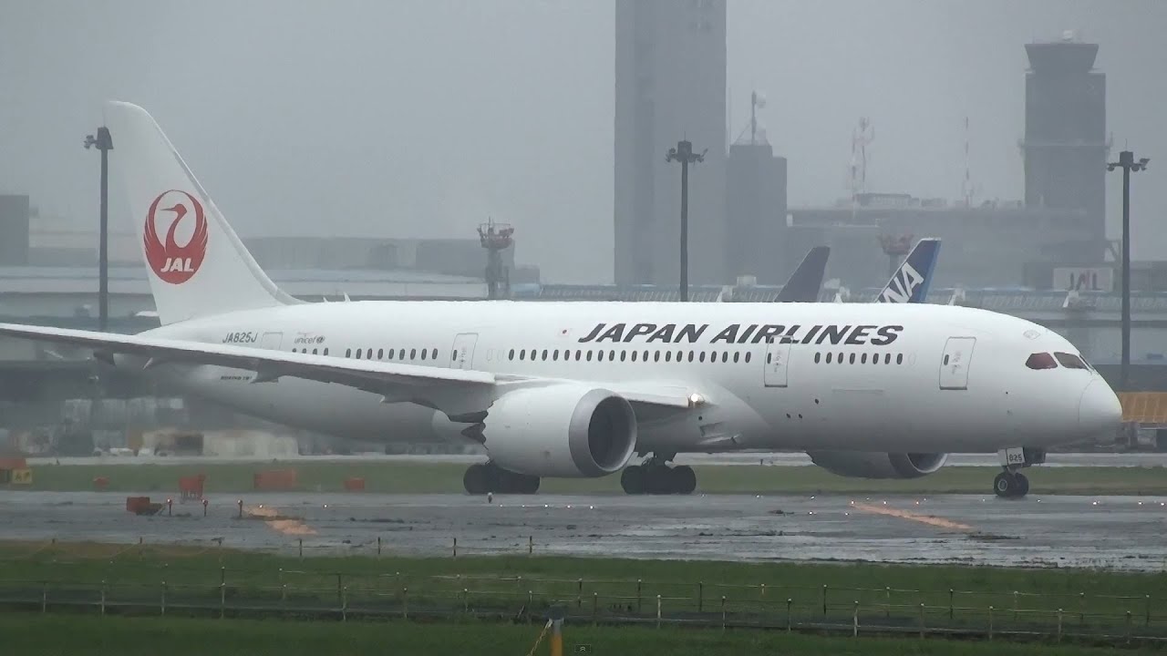 JAL Boeing 787 JA825J Takeoff 【NRT/RJAA】 - YouTube