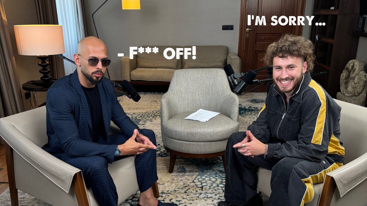 Andrew Tate presses the The Thread Guy | Deleted scene from Interview ...