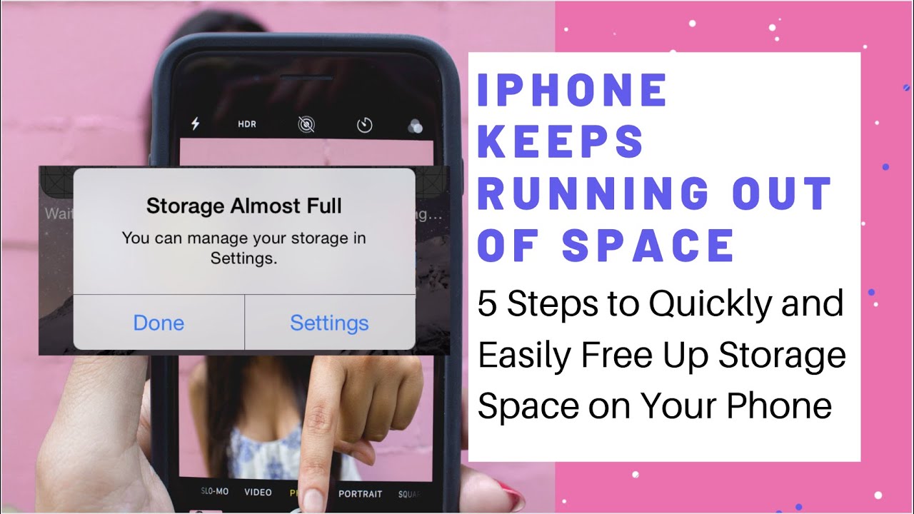 My iPhone Keeps Running Out of Space - Five Steps to Quickly Free Up ...