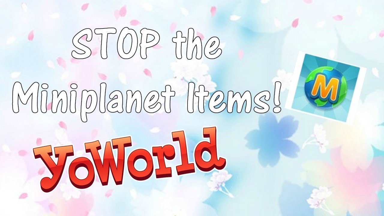STOP WITH THE MINIPLANET! - YouTube