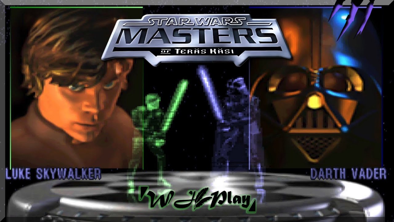 Star Wars Masters Of Teras Kasi [PS1] - Darth Vader vs Luke Skywalker ...