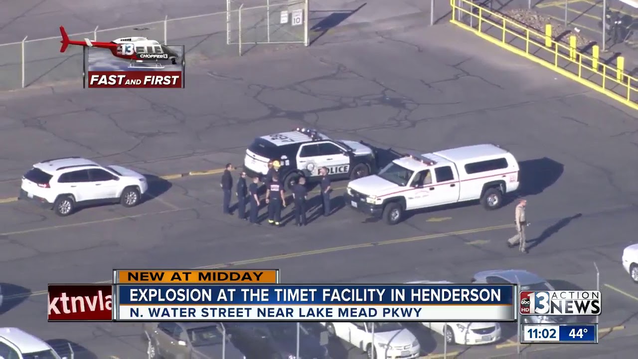 2 injured after explosion at Timet facility in Henderson - YouTube