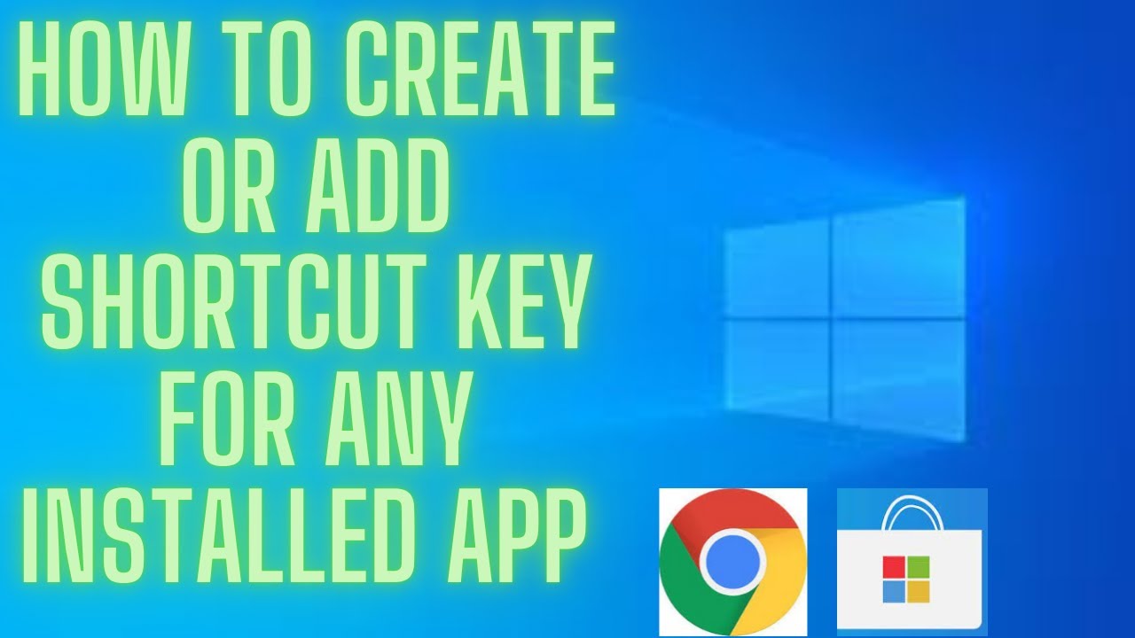 HOW TO ADD OR CREATE SHORTCUT KEY FOR ANY INSTALLED APP IN ANY LAPTOP how-to-add-or-create-shortcut-key-for-any-installed-app-in-any-laptop