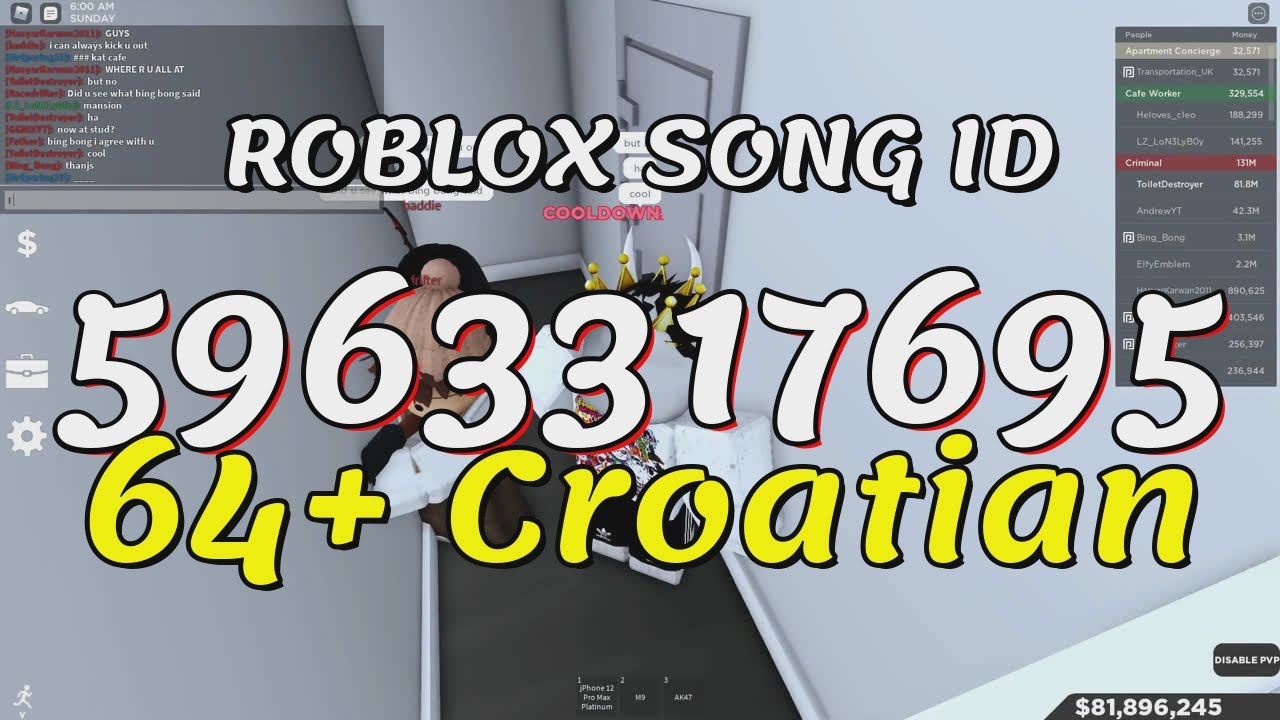 64+ Croatian Roblox Song IDs/Codes - YouTube