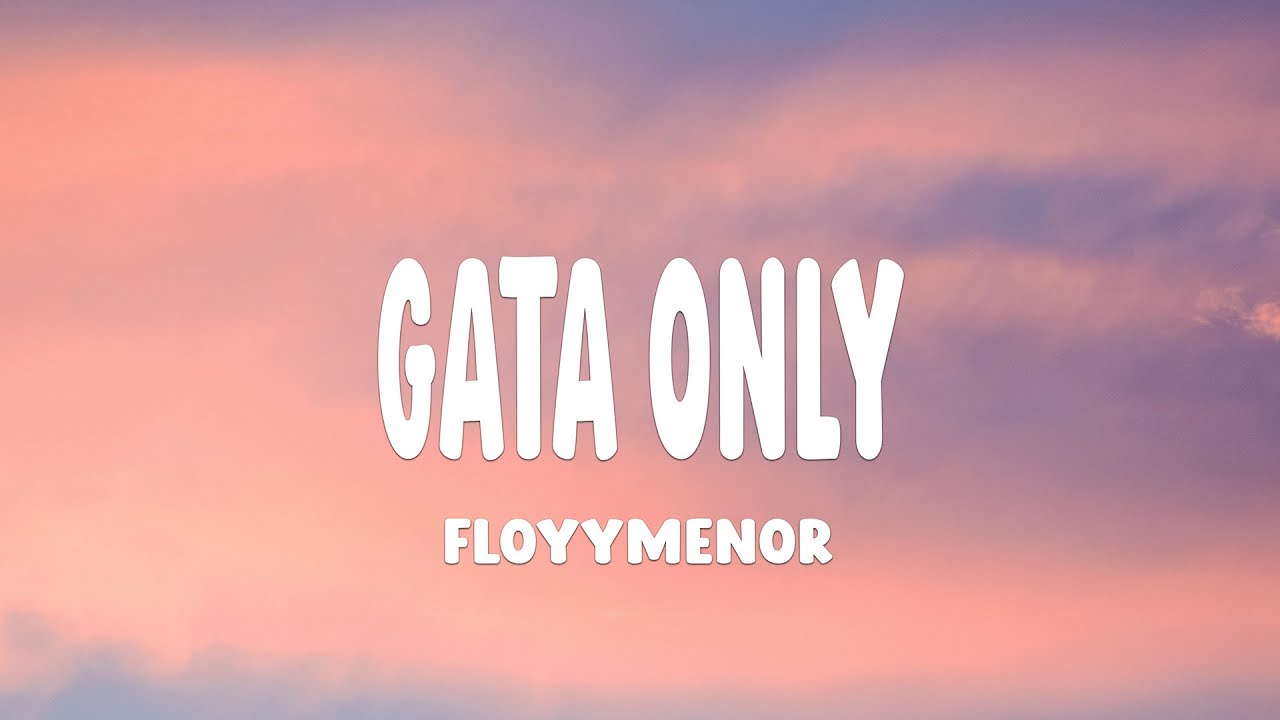 FloyyMenor - GATA ONLY ft. Cris MJ (Letra/Lyrics) - YouTube