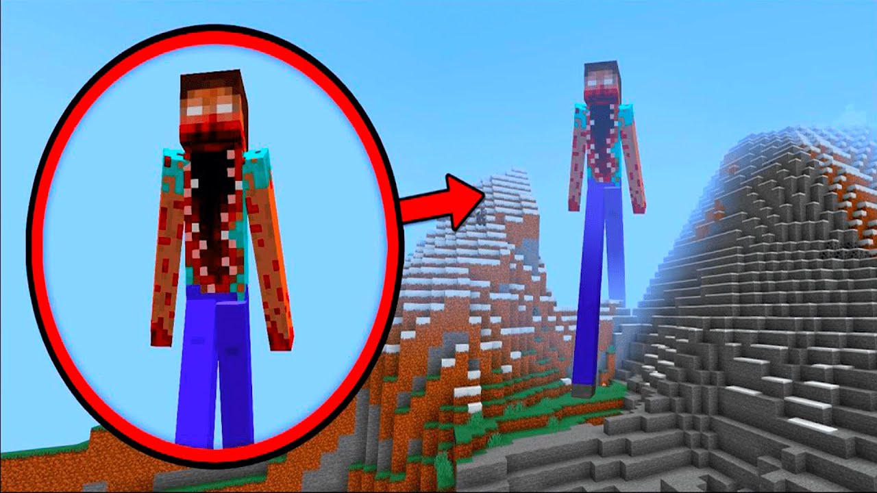 Minecraft Scary Giant Steve - YouTube