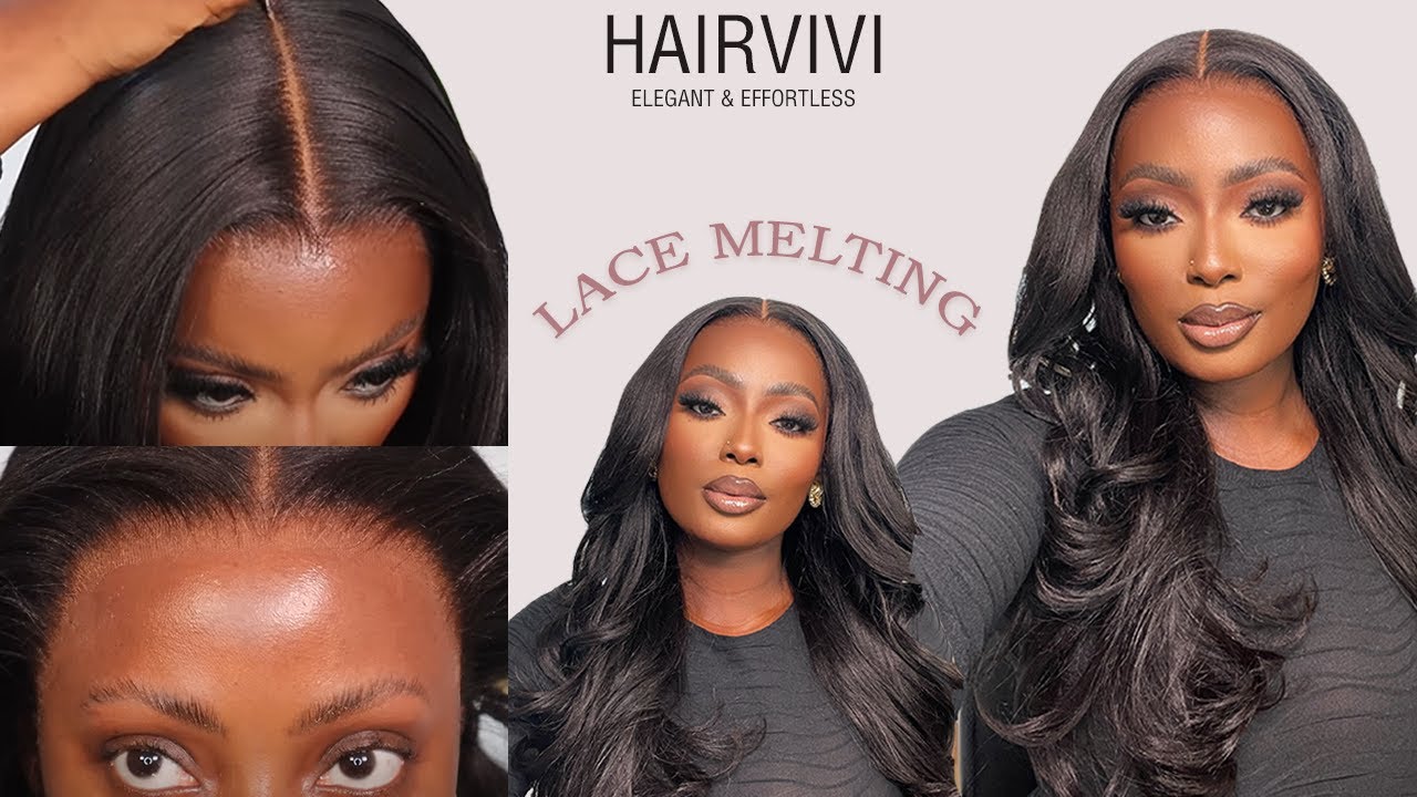 Lace Melting with Hairvivi Multi-colored HD Lace Wigs | Easy Install for Beginners to Choose ...