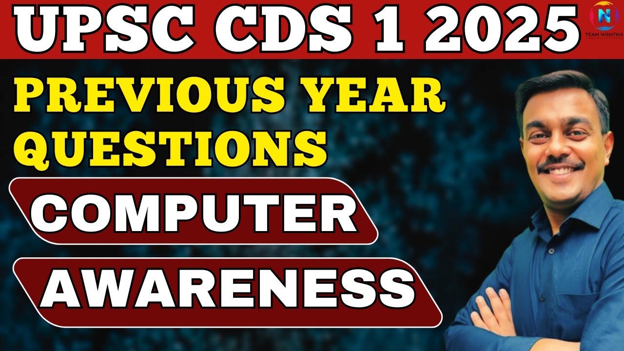 CDS 1 2025 Computer Awareness PYQs with FULL Explanations | Most Expected for Exam! - YouTube