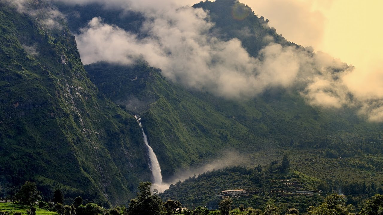 Birthi Waterfall Drone Shot: The Biggest Waterfall in Uttarakhand - YouTube
