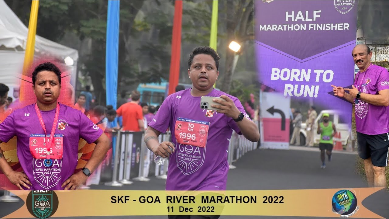 माझी पहिली मैराथॉन 😀 10 km | SKF Goa River Marathon 2022 | 4K - YouTube