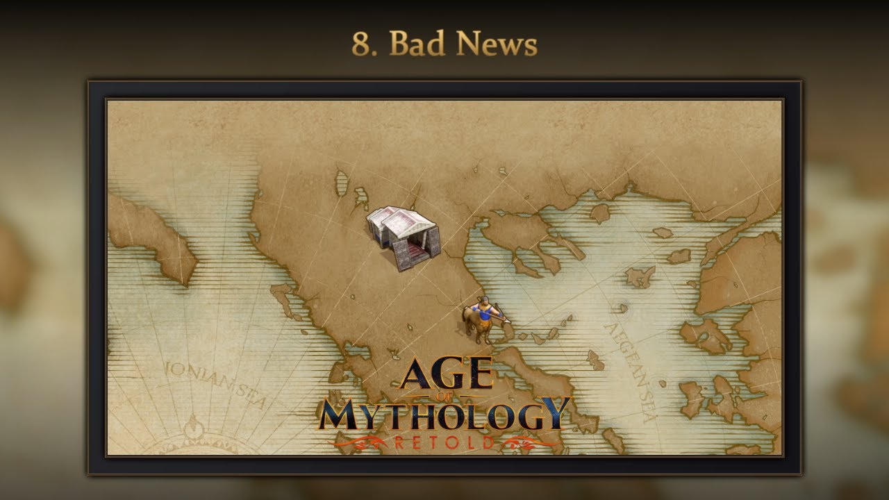 Age Of Mythology Retold Bad News Level 8 Titan Difficulty Level Youtube