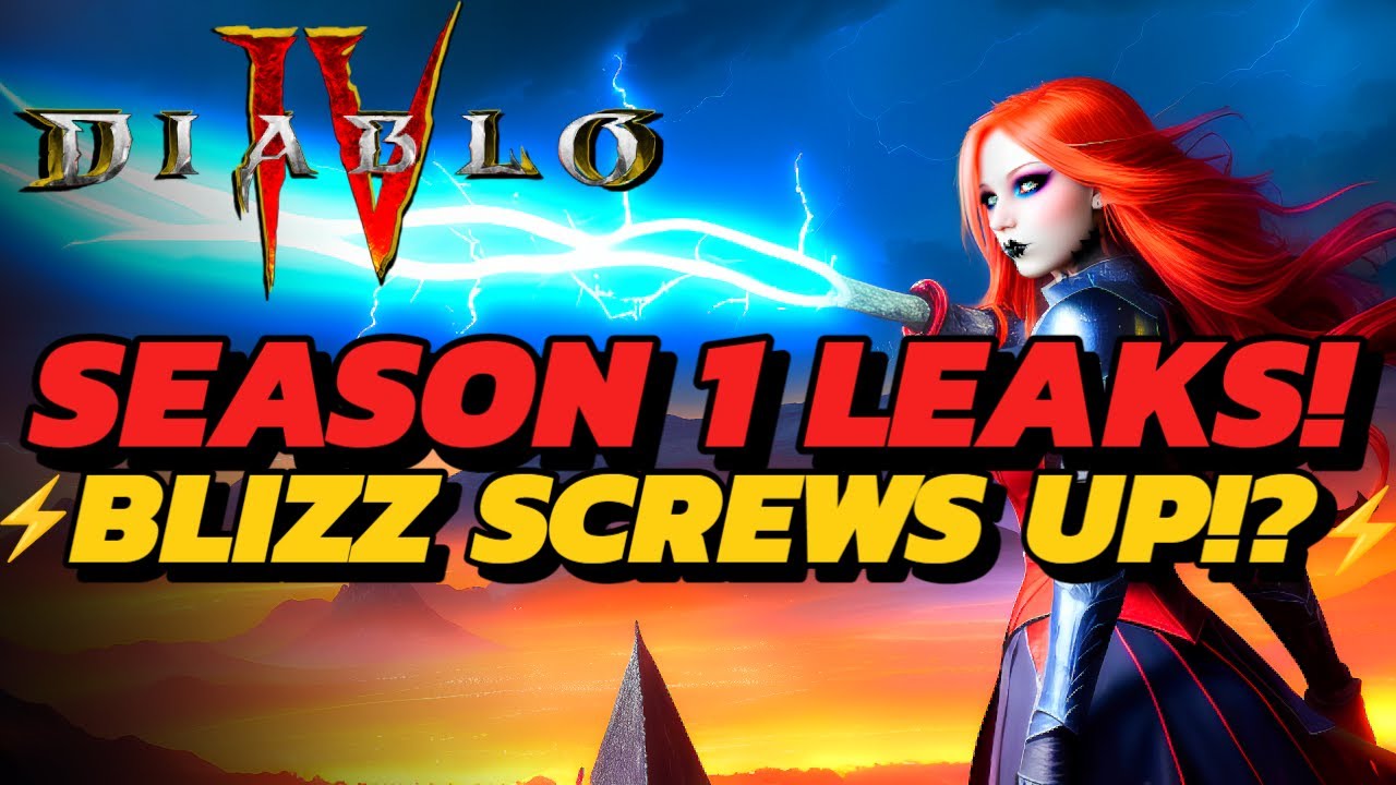 Diablo 4 - I Can't Believe THIS Happened | Season 1 Leaks | NEW FOMO ...