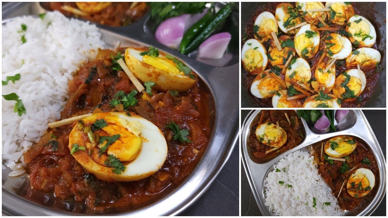 Egg Karahi | Anda Kadai Recipe | Simple Boiled Egg Curry Recipe for ...