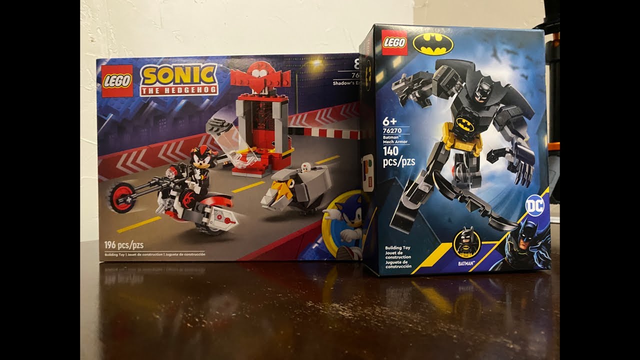 Let’s Build LEGO Shadow’s Escape and Batman Mech Armour! #sonic3 - YouTube