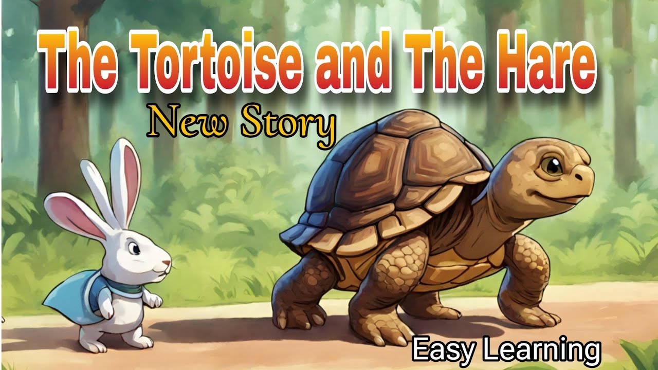 The Tortoise and the Hare new story // Moral stories for kids # ...