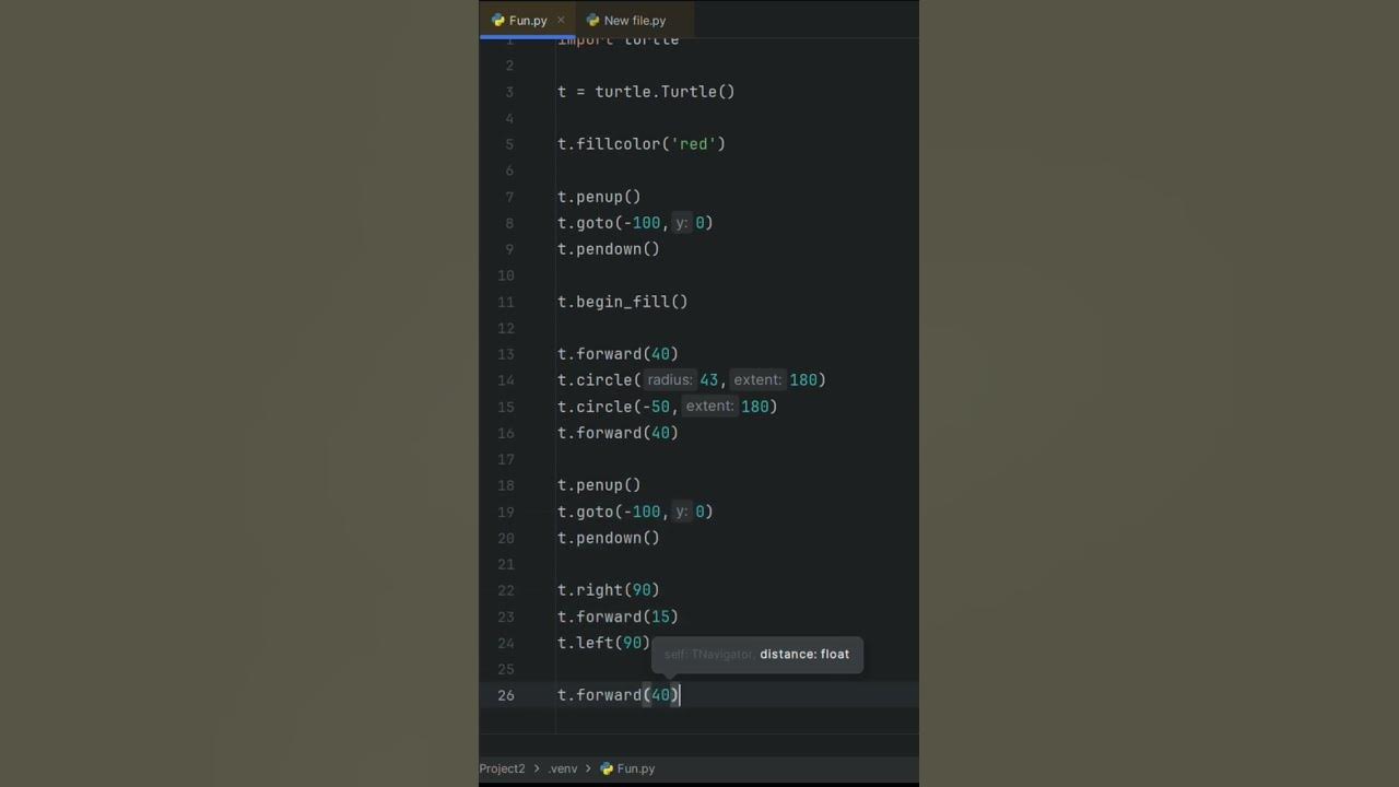 How to make 'S' using turtle in python Day-7 #python - YouTube