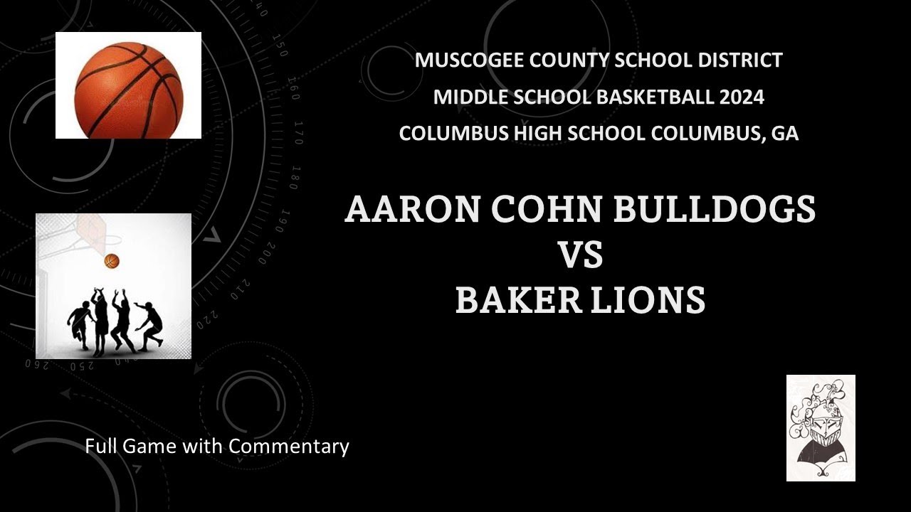M.S. Playoff Basketball Aaron Cohn Bulldogs vs Baker Lions - YouTube