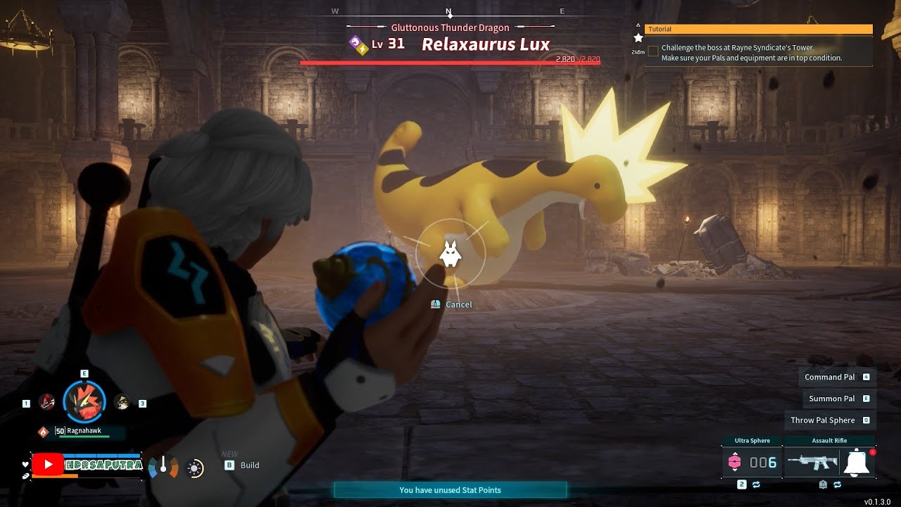 RELAXAURUS LUX BOSS LOCATION LV 31 PALWORLD - YouTube