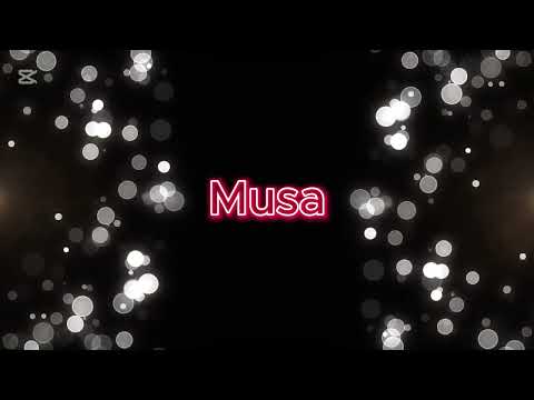 İsimler: Musa