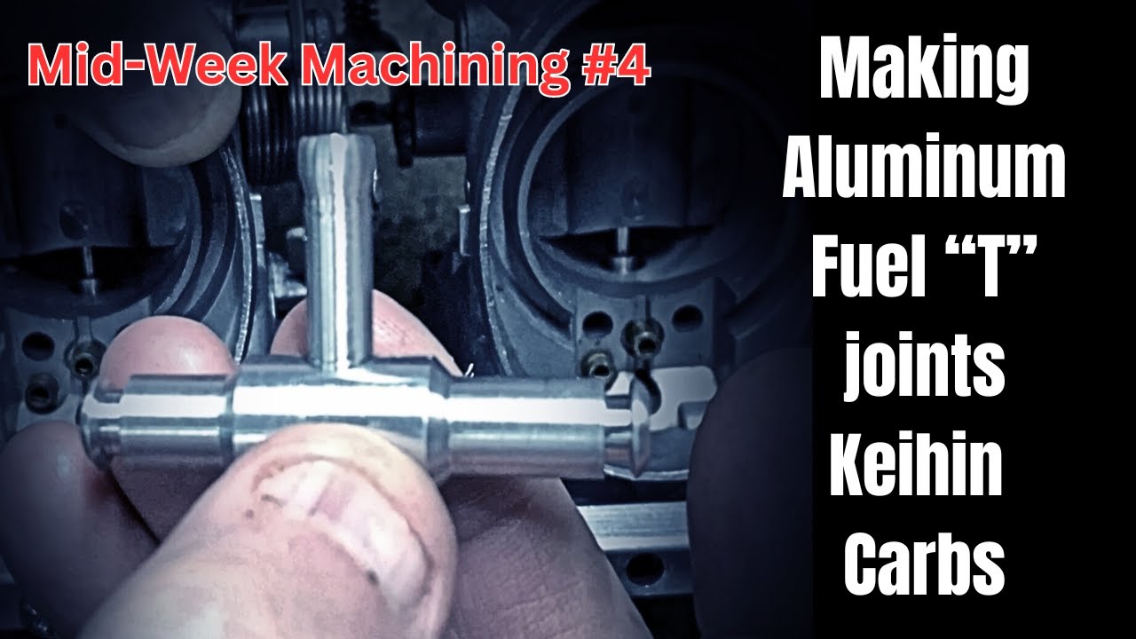 Making an aluminum carburetor fuel "T" - Mid-Week Machining #4 - YouTube