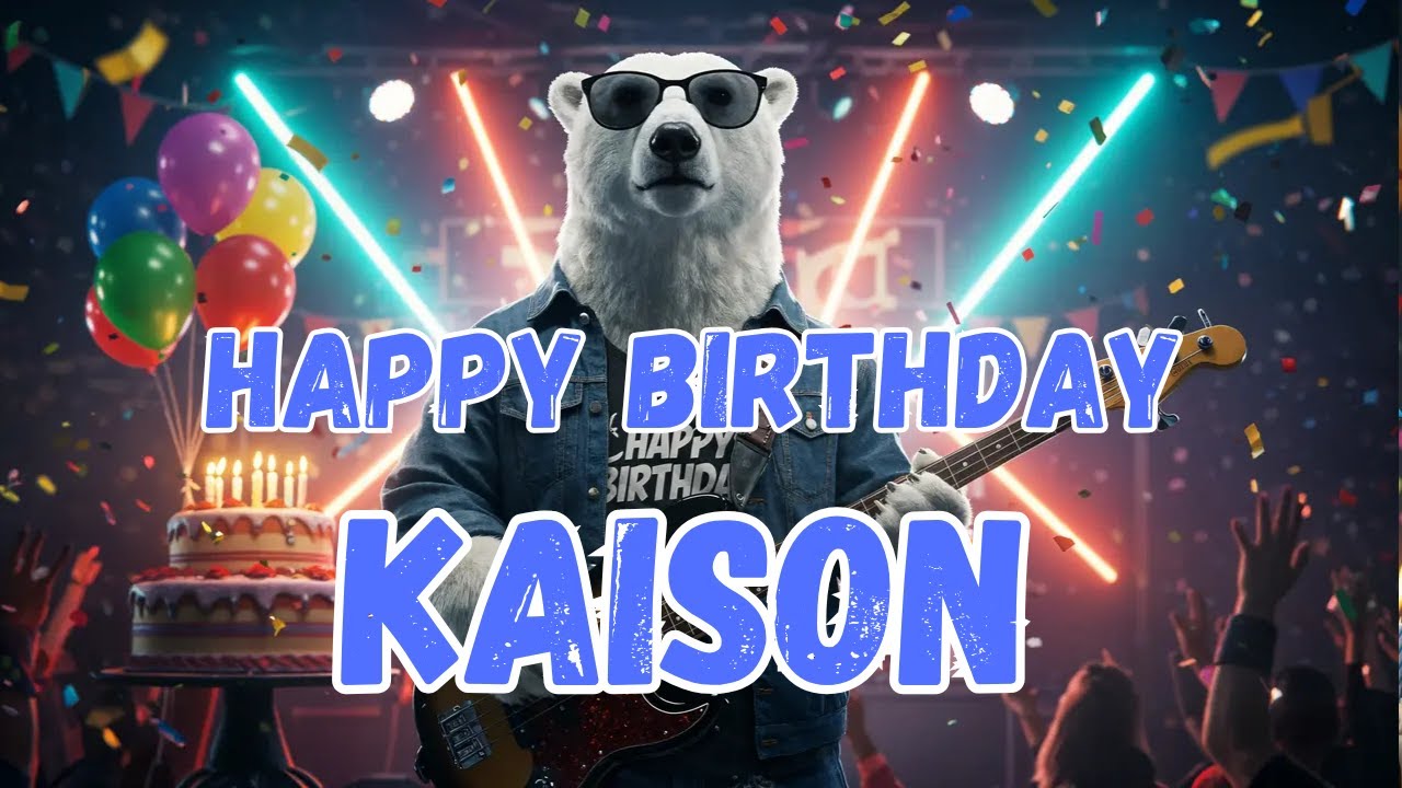 KAISON Happy Birthday Song - Happy Birthday to Kaison - YouTube