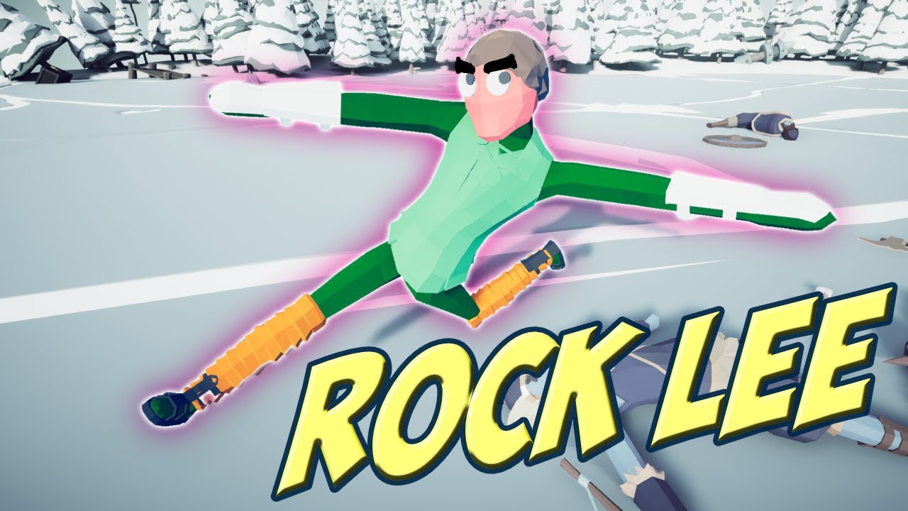 Rock Lee(from NARUTO) vs Every Unit - TABS MODS Gameplay - YouTube