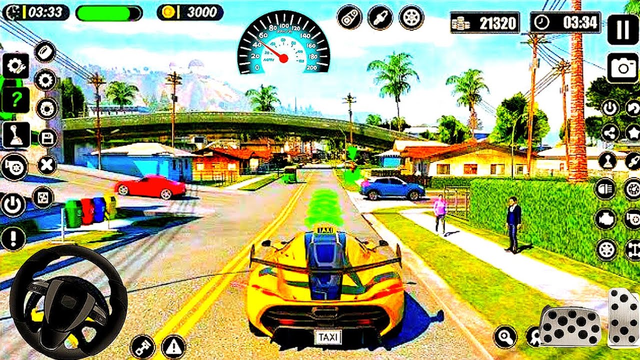 3D racer car driving on roads simulator game - android car driving in ...