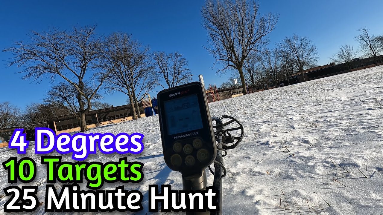 10 Targets in The Crunchy Snow Covered School Yard - YouTube