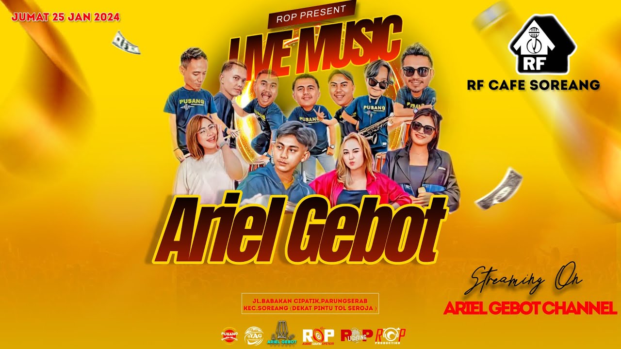 🔴Live Stream Ariel Gebot | Live RF CAFE Soreang | Kamis,25 Januari 2024 ...