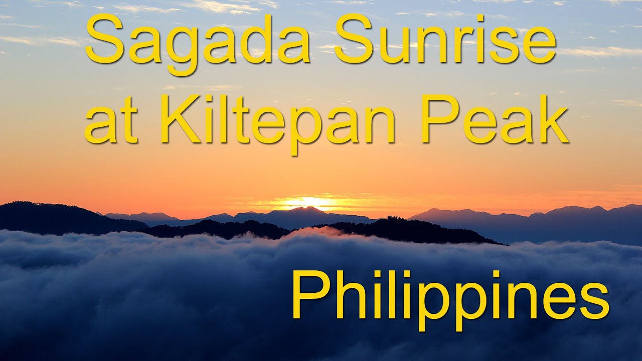 Kiltepan, Sagada Sunrise - Timelapse view above the clouds - YouTube