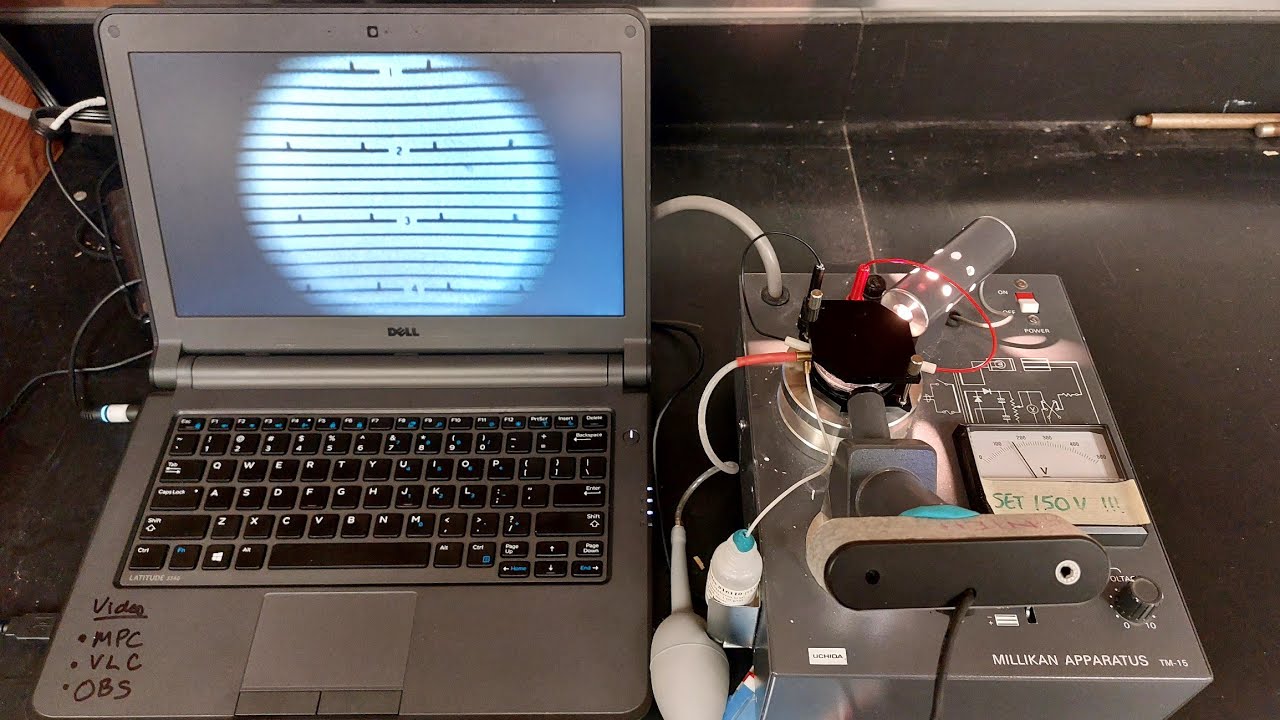 How to set up a Millikan Apparatus (for video capture) - YouTube